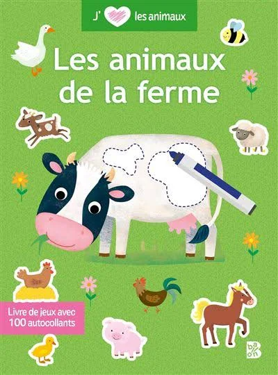 J'aime les animaux - les animaux de la Ferme - Livres jeux et d ...