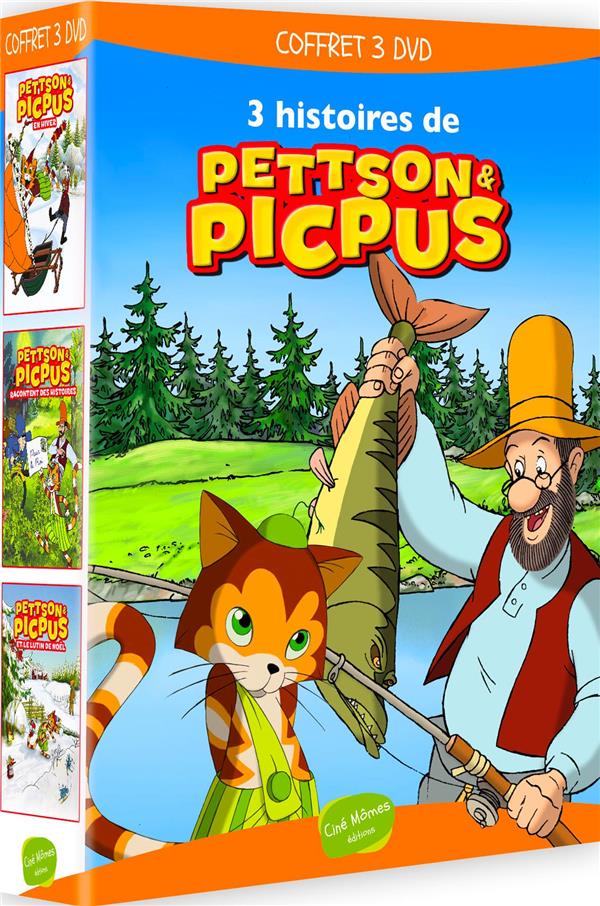 Coffret 3 DVD : Pettson et Picpus en hiver + Pettson et Picpus racontent des histoires + Pettson ...