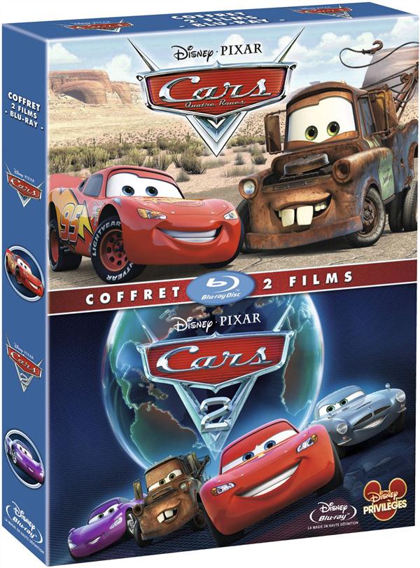 Cars, Quatre roues + Cars 2 - DVD Jeunesse - famille - Films DVD & Blu ...