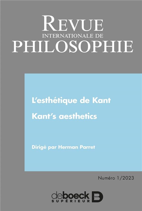 RIP n° 303 - L'esthétique de Kant : Collectif - 2807399967 - Livre Philosophie | Cultura