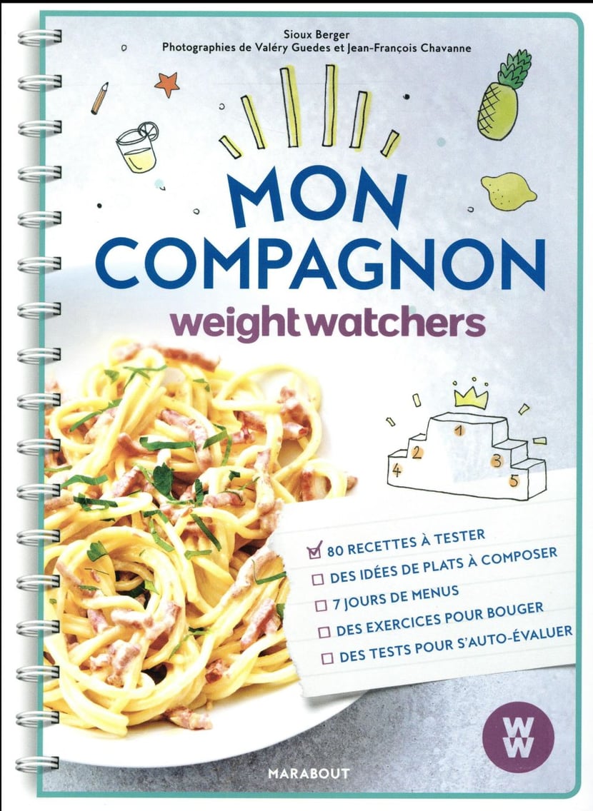 Mon compagnon weight watchers : Weight Watchers - 2501115368 - Livres de cuisine de saison | Cultura