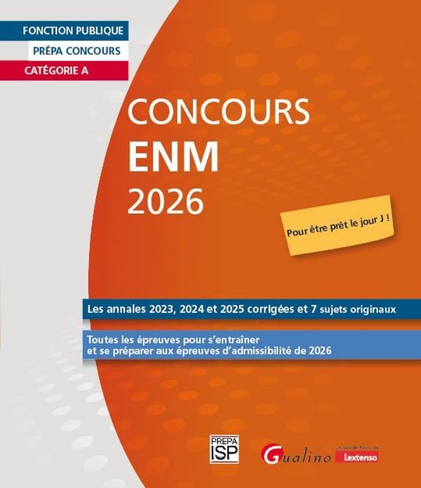 Concours ENM 2026 : Collectif- Livre de Droit | Cultura