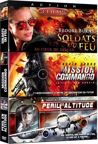Action 3 - Coffret 3 Films : Soldats du feu + Mission Commando + Péril en altitude - Films ...