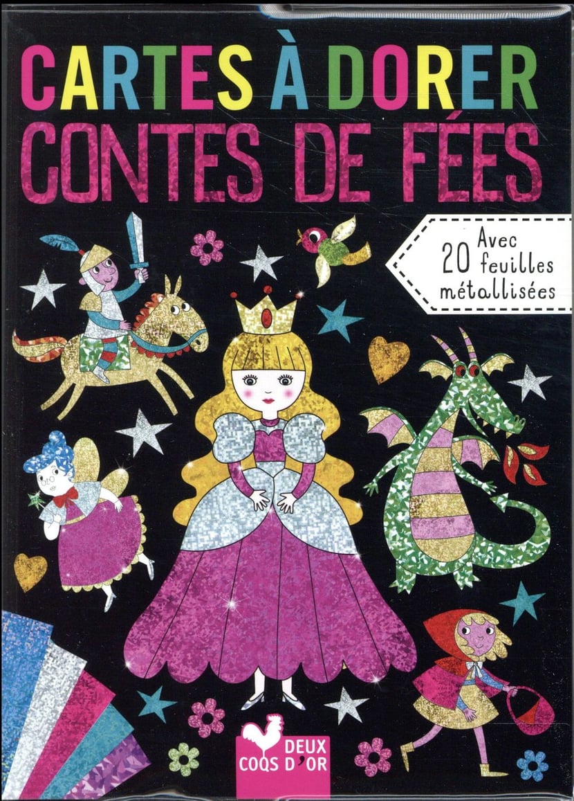 Cartes à dorer : contes de fées : Rosalind Elland-Goldsmith - Loisirs ...