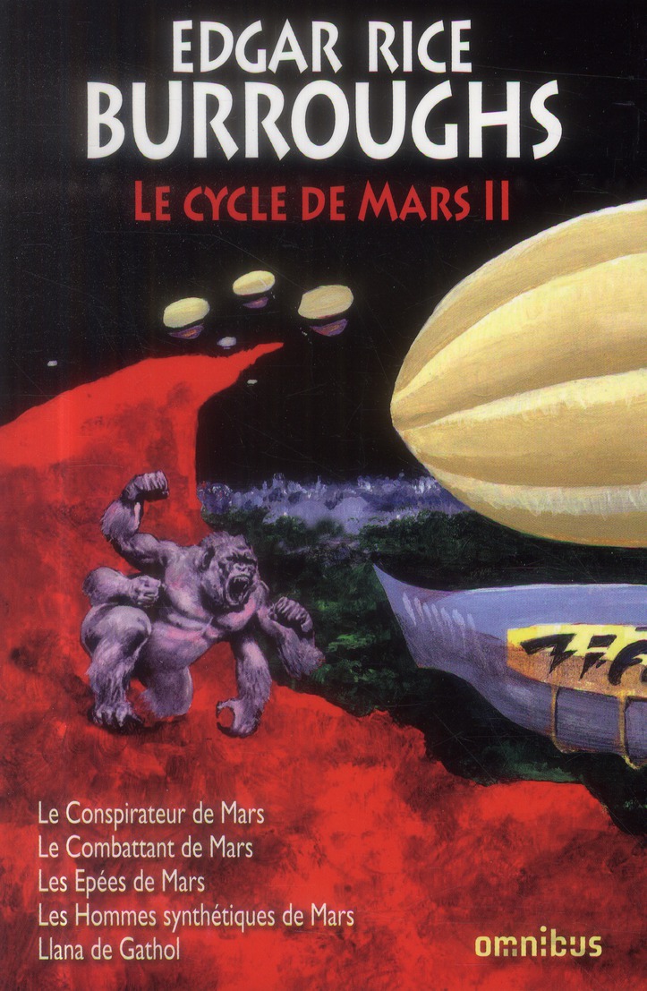 Le cycle de mars t.2 : Edgar Rice Burroughs - 2258105617 - Romans ...