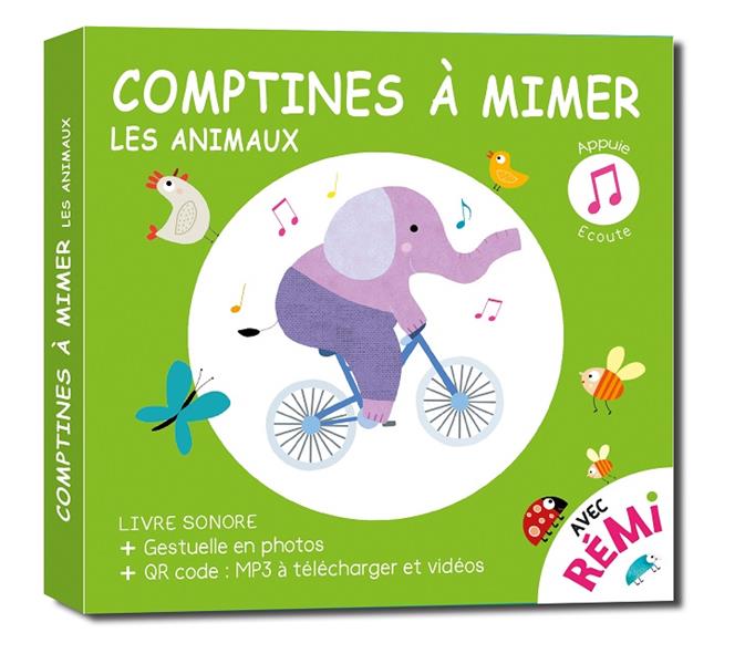 COMPTINES A MIMER, LES ANIMAUX, AVEC REMI : Rémi Guichard | Cultura