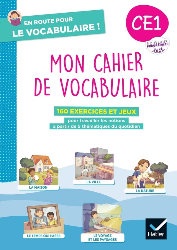 En route pour le vocabulaire ! : Mon cahier de vocabulaire : CE1 ...