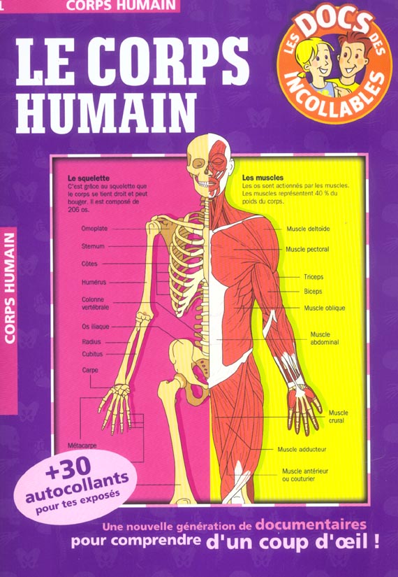 Le corps humain : Collectif - 2842034007 - Livre primaire | Cultura