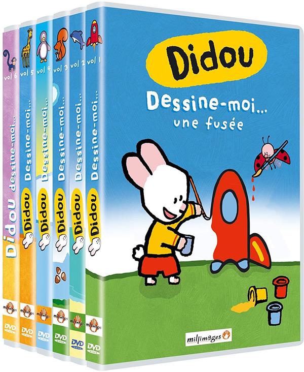 Didou dessine-moi - Coffret Vol. 1 à 6 - Jeunesse - famille - Films DVD ...