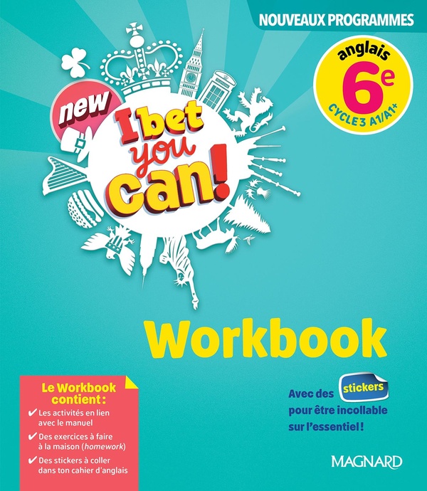 New I Bet You Can : anglais : 6e - Workbook (édition 2025) : Emmanuel ...