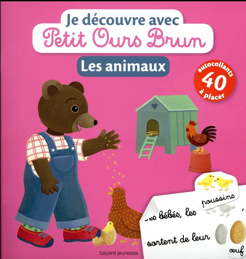 Je découvre avec petit ours brun - les animaux : Marie Aubinais,Danièle ...
