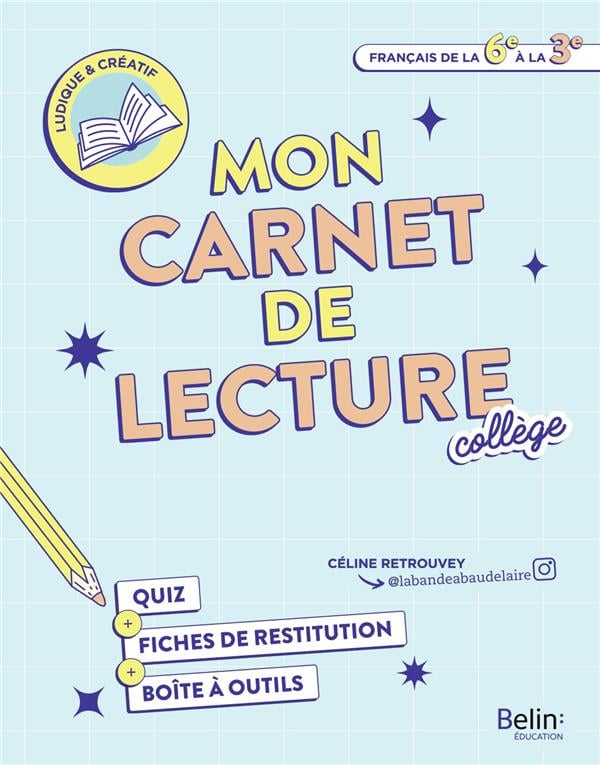 Mon carnet de lecture : Céline Retrouvey - Manuels scolaires | Cultura