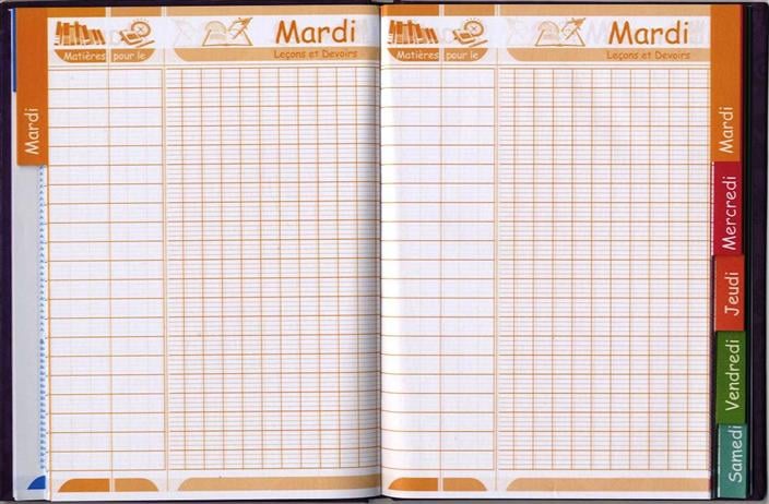 Agenda textes pucca punk 2010/2011 - Cahiers de Texte - Agendas ...