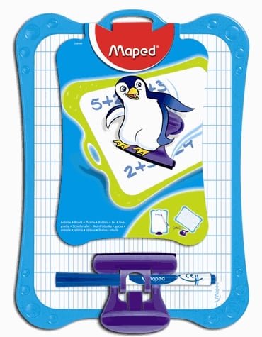 Kit Ardoise blanche effaçable - Coloris assortis. | Cultura