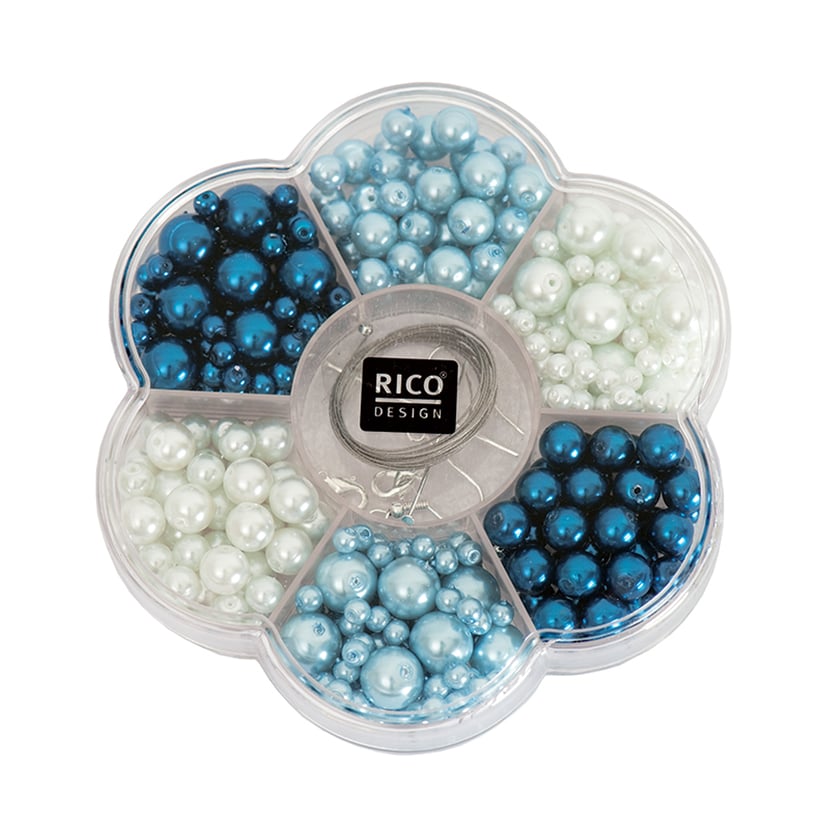 Kit perles bijoux - Renaissance bleu - Kits Bijoux | Cultura