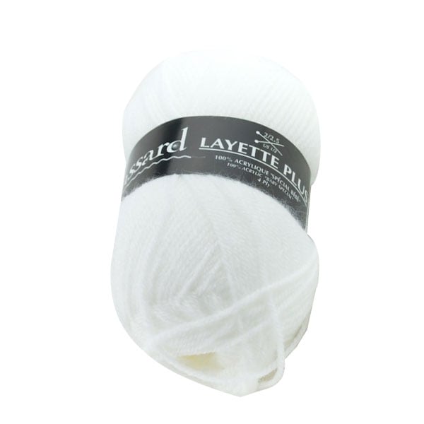 Layette Plus - Blanc 200 - Plassard - Pelote de fil à tricoter - Outils ...