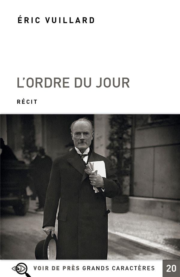 Eric vuillard l ordre du jour | Cultura.com